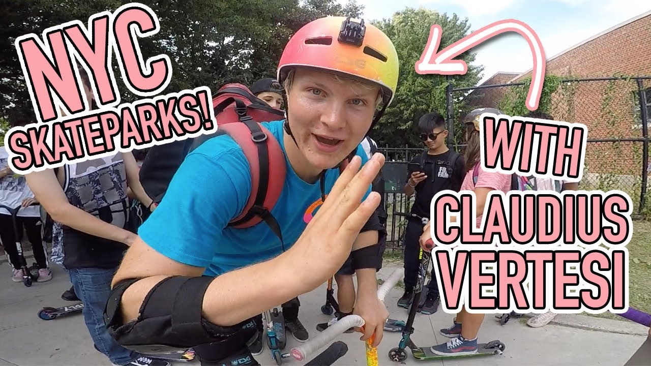NYC SKATEPARKS WITH CLAUDIUS VERTESI! - YouTube