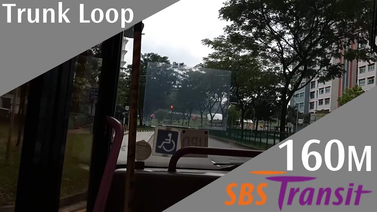 [DEFUNCT] Singapore SBS Transit Trunk Bus Service 160M Route Visual ...