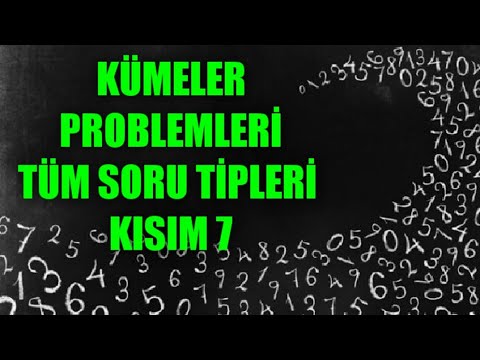 KPSS - Kümeler Soru Çözümü 7.Kısım