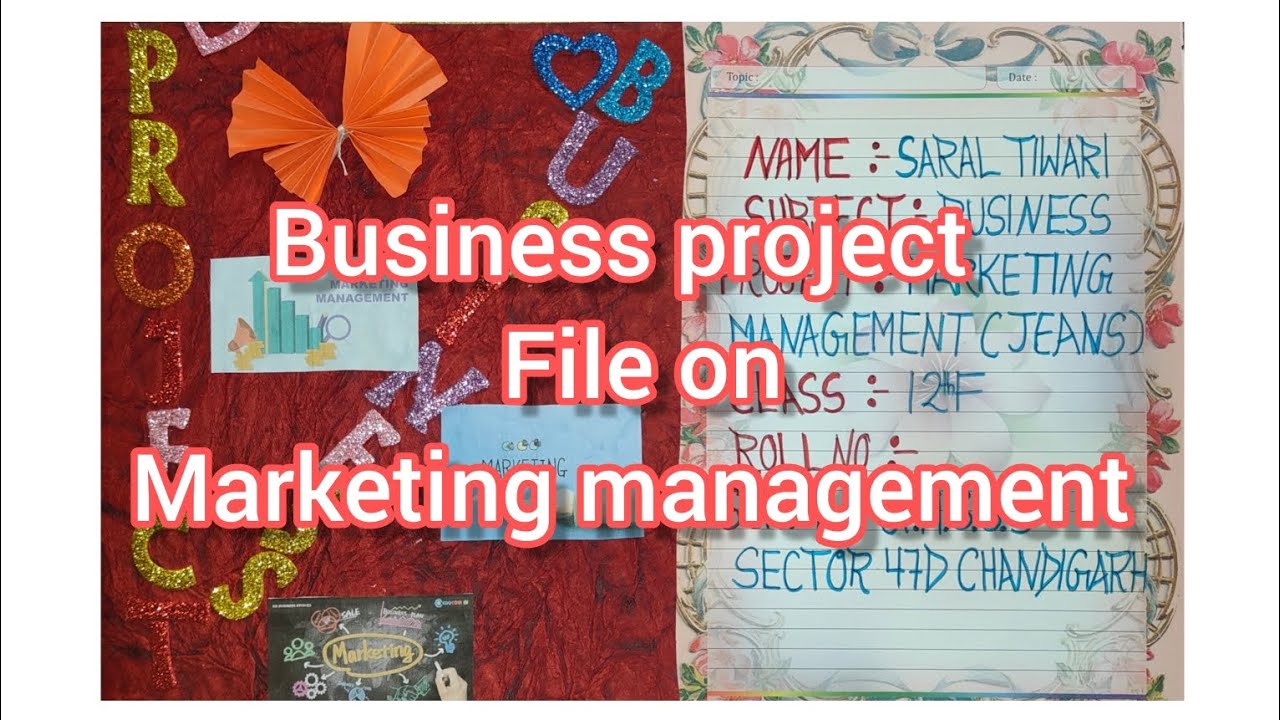 Business studies project file on marketing management class11 and 12 # ...