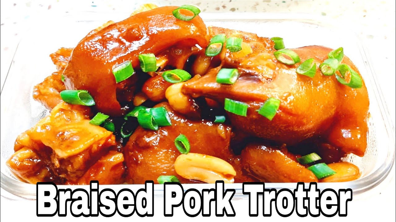 Super Easy Chinese Braised Pork Trotter | Pork Feet Recipe - YouTube