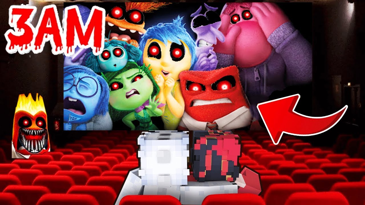 NE JAMAIS ALLER VOIR LE FILM VICE VERSA 2 AU CINÉMA À 3H00 DU MATIN SUR MINECRAFT ! - YouTube