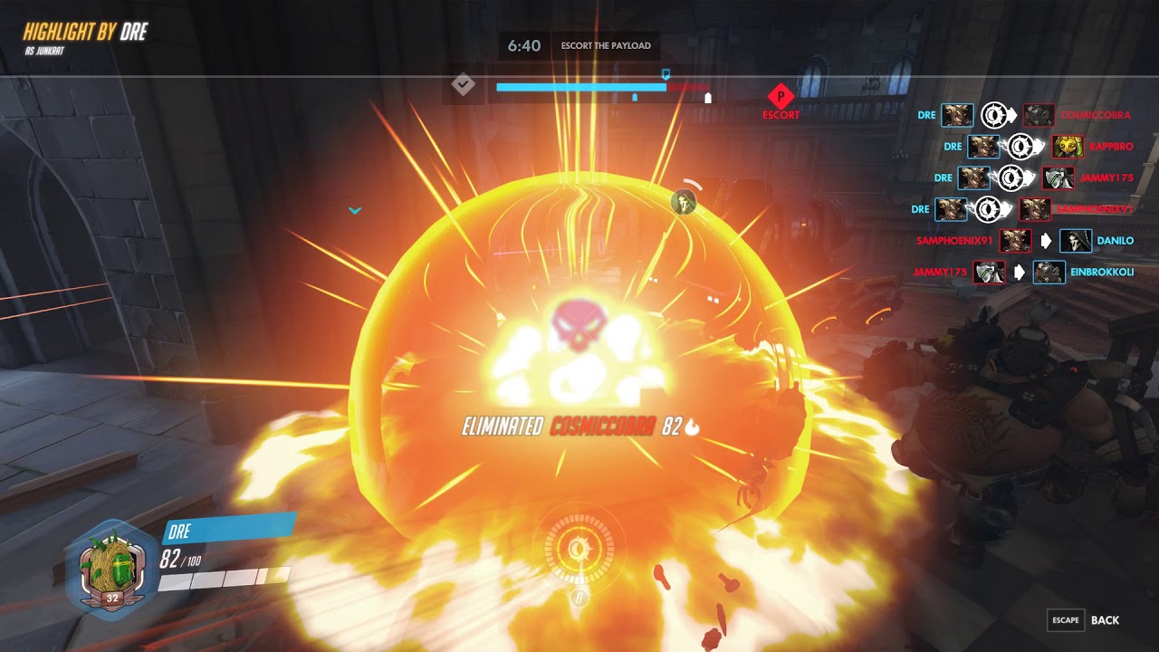 Overwatch Junkrat Ult - YouTube