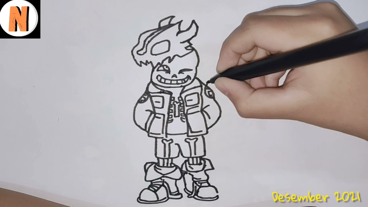 How To Draw Dragon Sans - YouTube