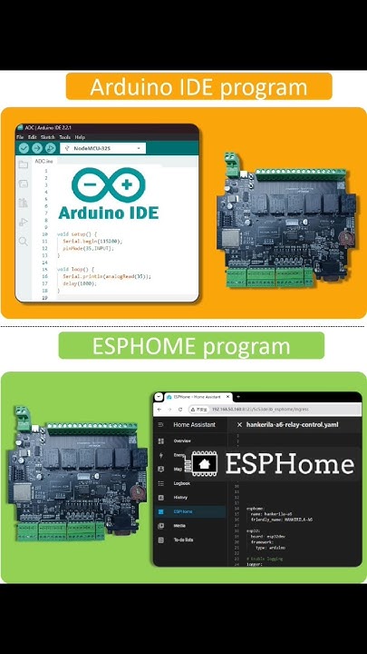 A6 Arduino IDE ESPHOME program#esphome #smartphone #arduinoproject #arduino - YouTube