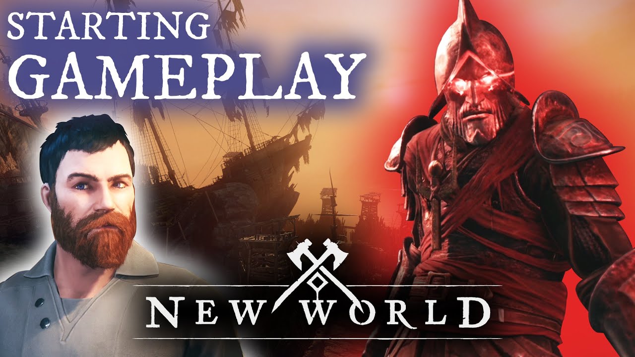 NEW WORLD GAMEPLAY: Full Intro, Character Creation, and Starting Camp ...