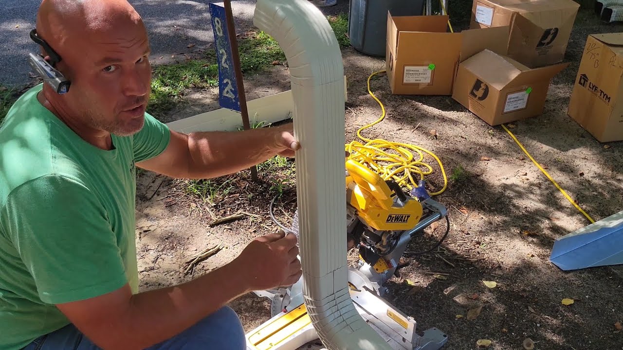 How to Make a Full Downspout - YouTube