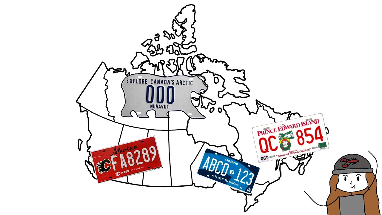Some Canadian License Plates - YouTube