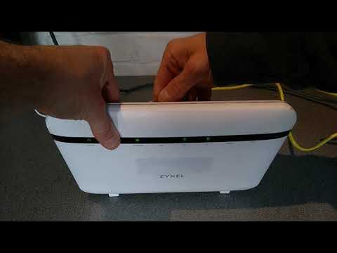 How to factory reset a Zyxel EX5401-B1 WiFi Router - YouTube