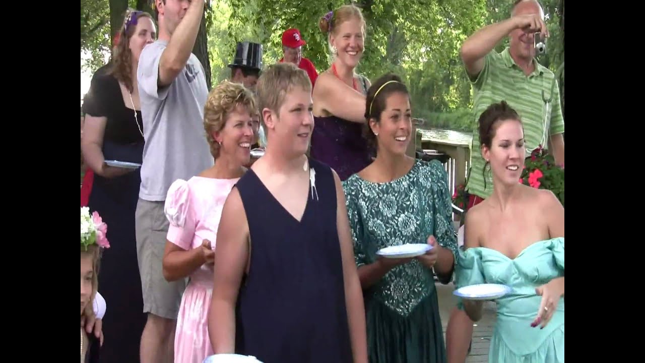 Grummert Reunion Pie Fight - YouTube