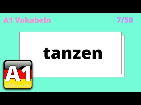 Flash Cards for Beginner (A1 Level) ｜Teil 1/13 ｜German ｜Deutsch 50/650 Vokabeln ｜Vocabulary Booster!