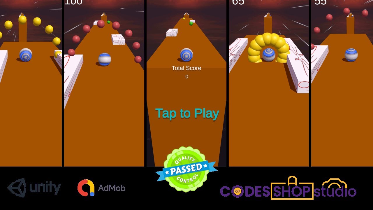 3D Crazy Jumping Ball | Ball | Unity Source Code - YouTube