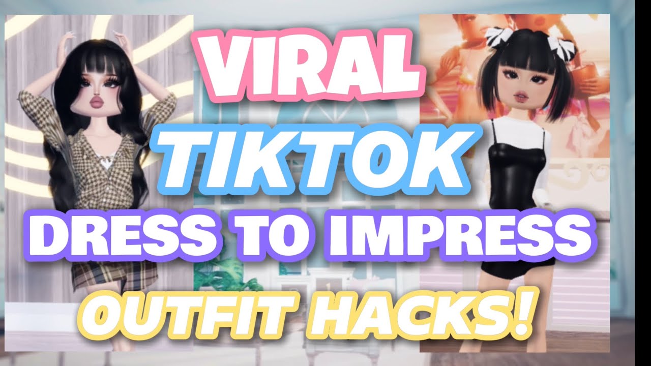 Viral TikTok *NON VIP* Outfit Hacks in Dress To Impress! | Straw Plays ...