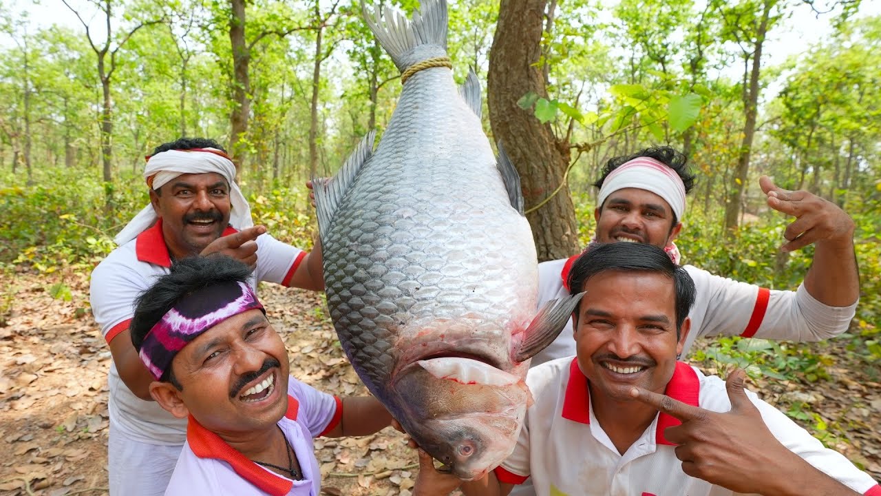 25 kg big size Katla fish cutting and cooking | Katal fish recipe and ...