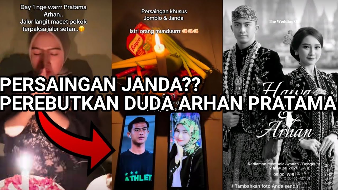 PERSAINGAN JANDA!! PEREBUTKAN DUDA ARHAN SAPUTRA LEWAT JALUR DEMIT 😬 - YouTube