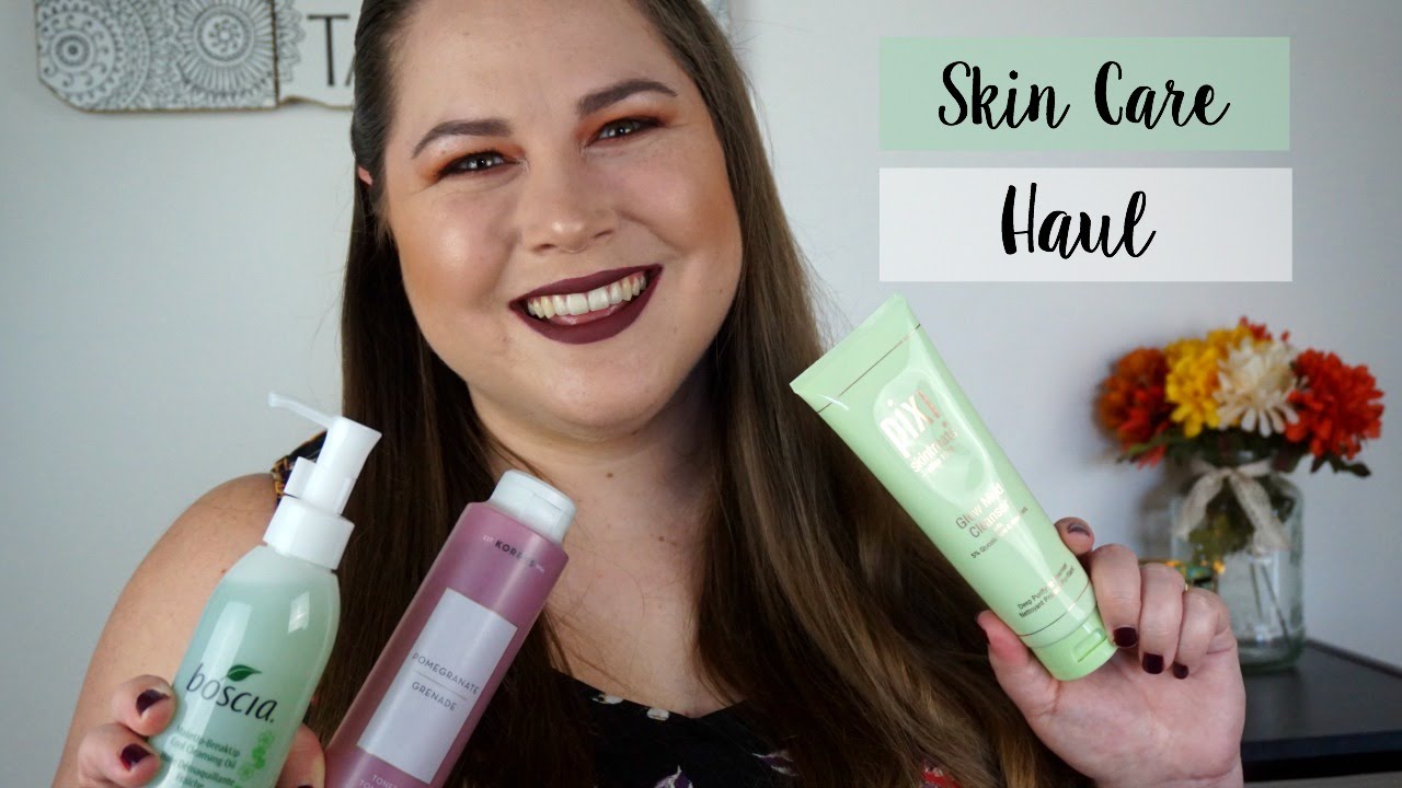 SKIN CARE HAUL | Drugstore & High End | Spring 2016 - YouTube