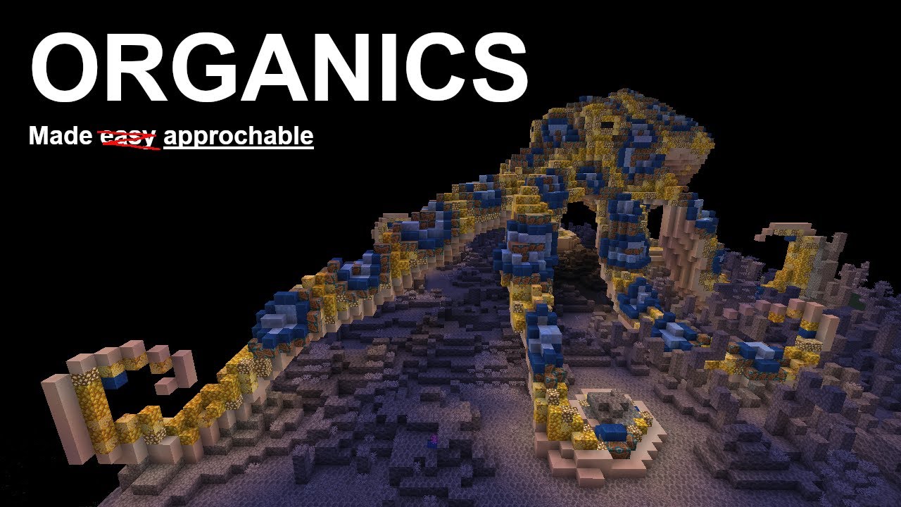 How I Build Large Scale Organics in Minecraft - YouTube