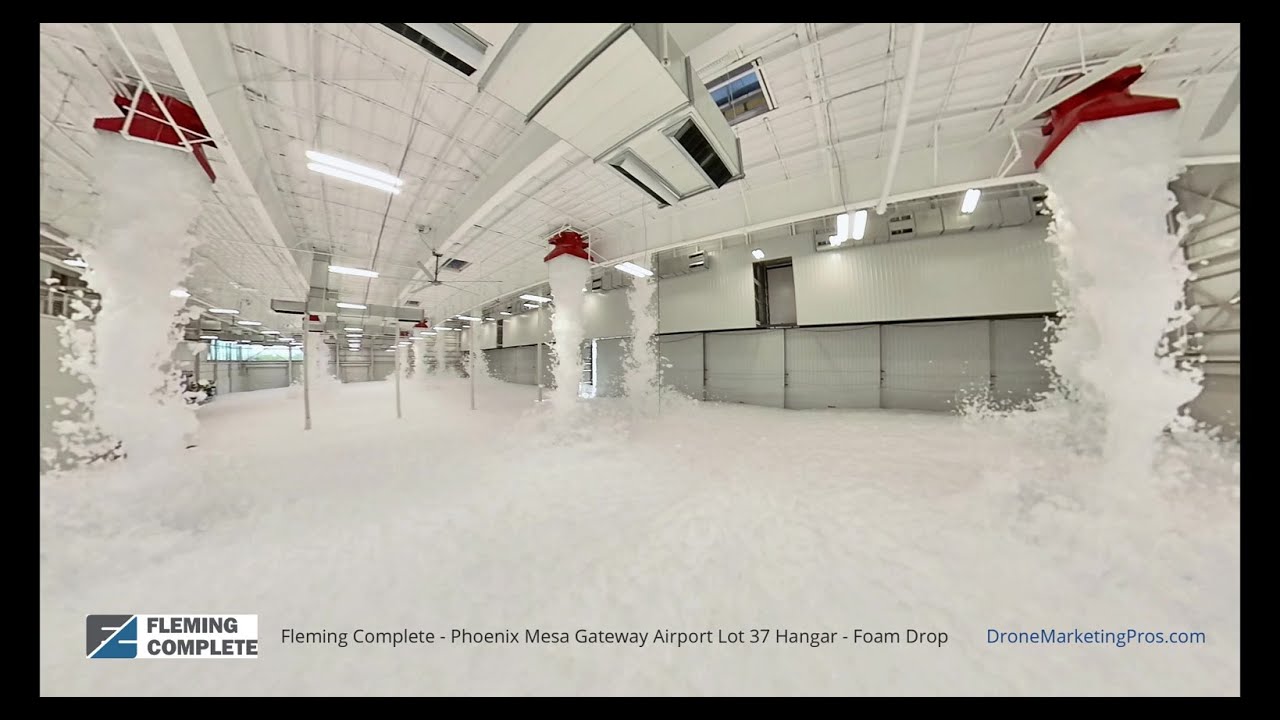360 Zipline Video Hangar Foam Drop Fire Suppression System - Fleming ...