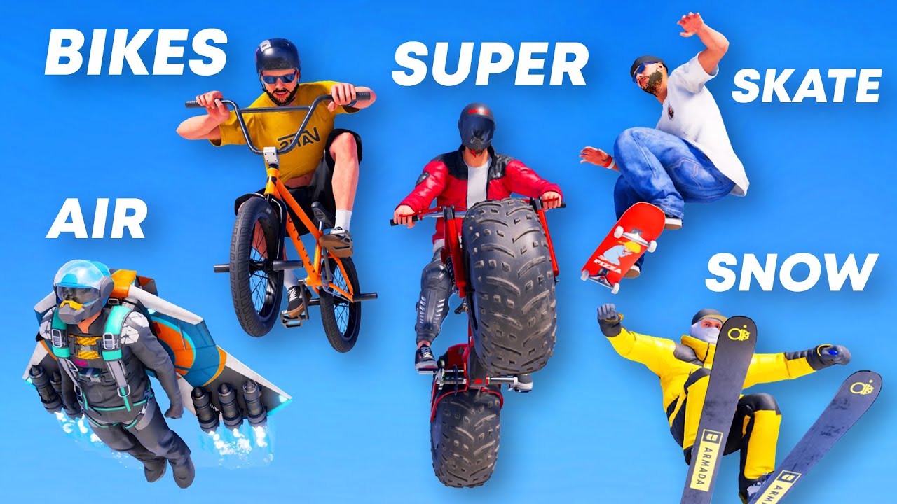 Comparing The FASTEST RIDES in Every Category (Riders Republic) - YouTube