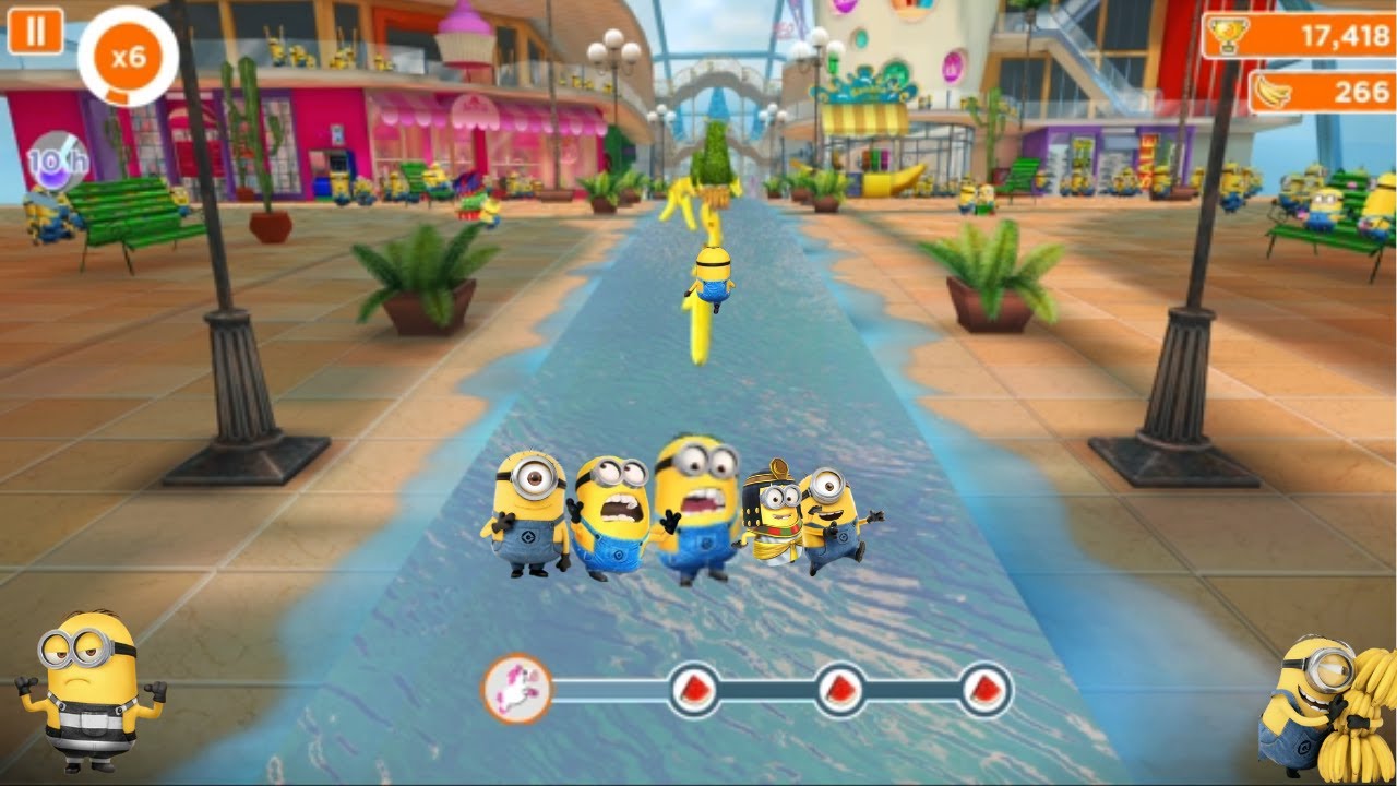Despicable Me: Minion Rush Race The Mall Gameplay FHD - YouTube