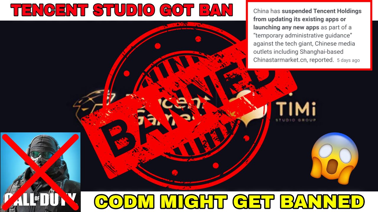 WHY CALL OF DUTY MOBILE MIGHT GET BANNED | COD MOBILE GOING TO BAN IN ...