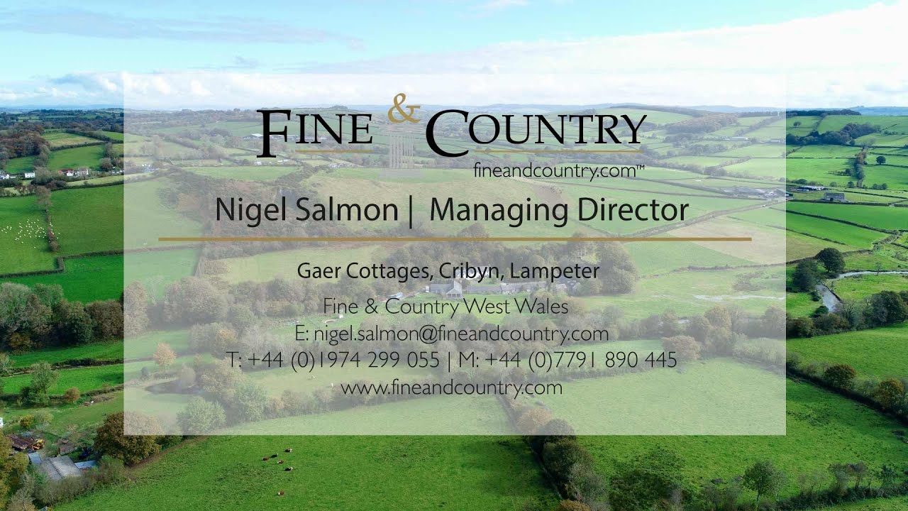 Gaer Cottages, Cribyn, Lampeter Video Tour | Fine & Country West Wales ...