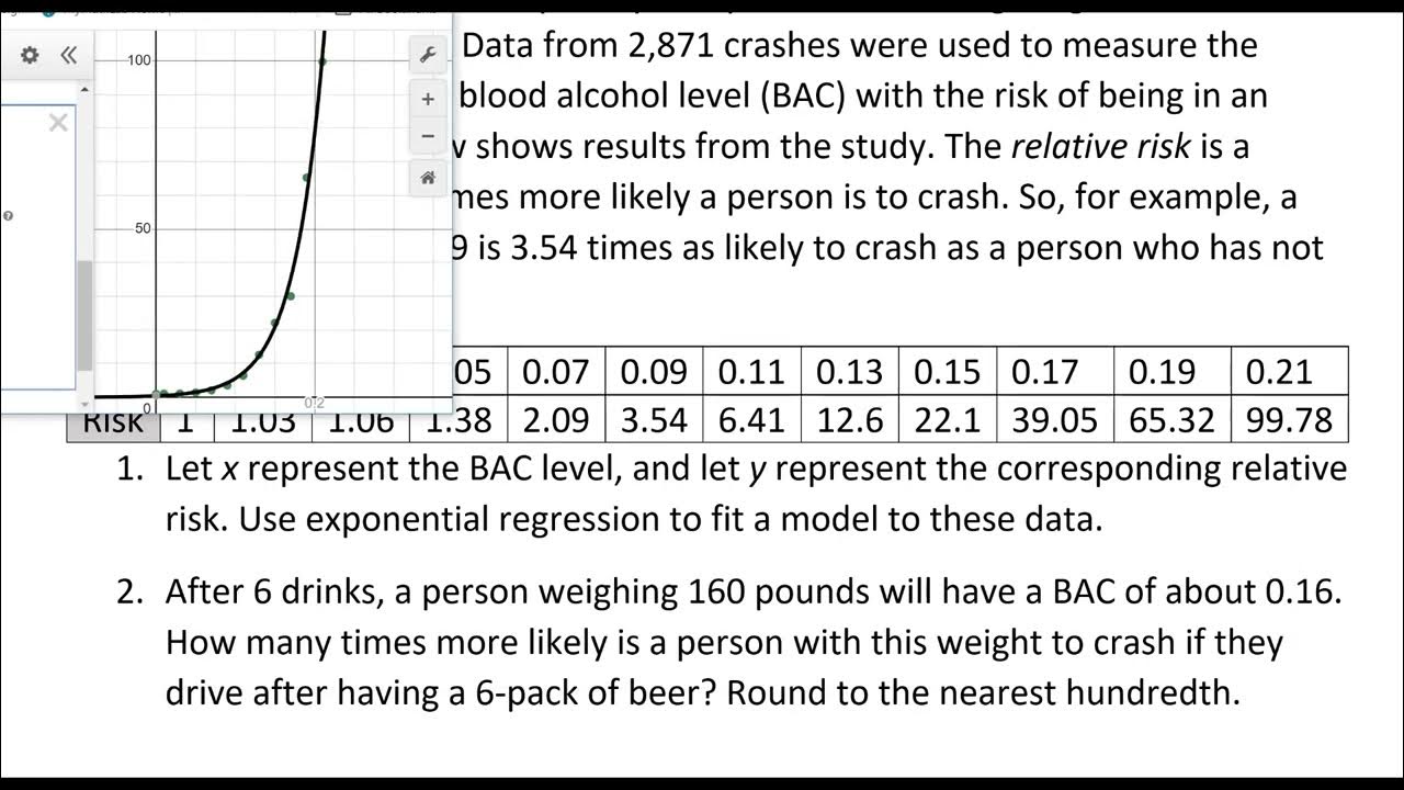 Exponential Regression - YouTube