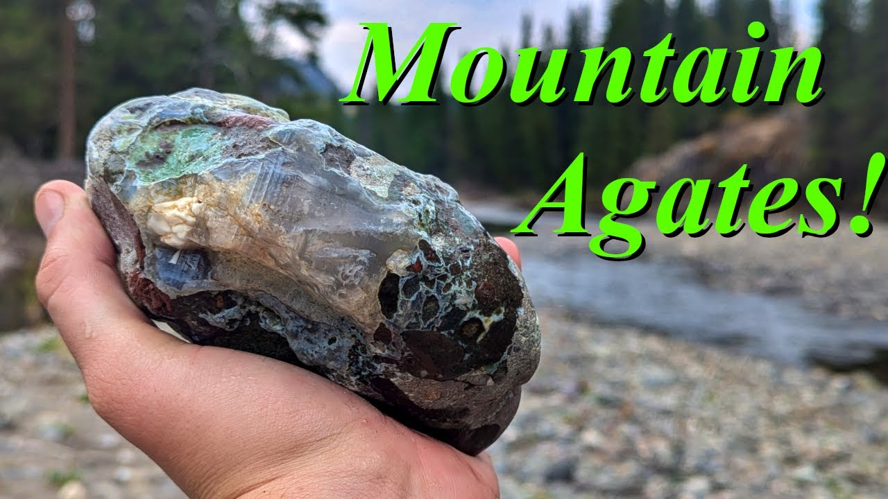 Agates, Galaxy Stone, and More! Wading Through Mountain Streams in ...