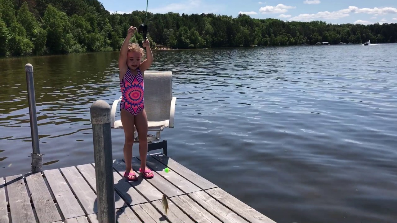 Quinn's First Fish 😂 - YouTube