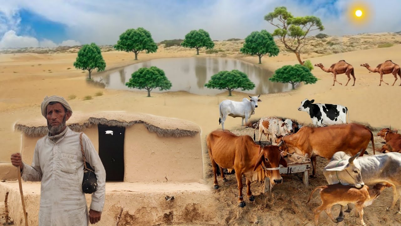 Beautiful Vaisakhi mela in cholistan desert | desert village life in ...