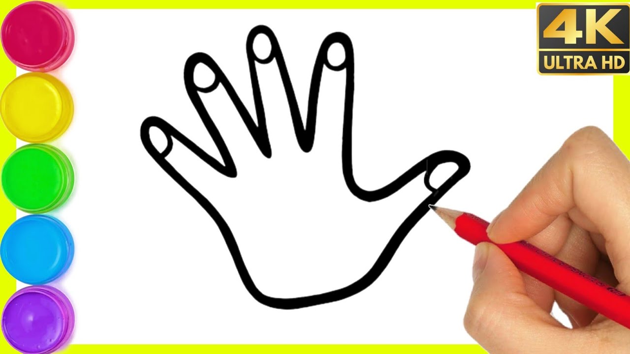 How to draw hand drawing easy step by step drawing for beginners ...
