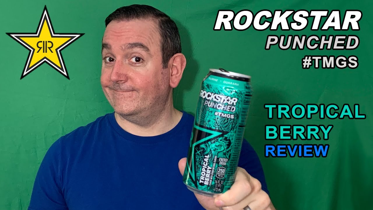 Rockstar Punched Tropical Berry Energy Drink Review; #TMGS Rockstar ...
