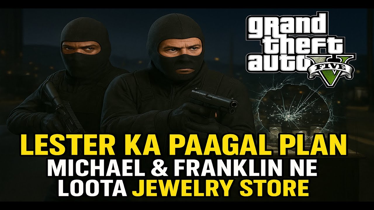 Michael Aur Franklin Ka Pehla Heist 😱 | Lester Ka Genius Plan 💥#gta5 # ...