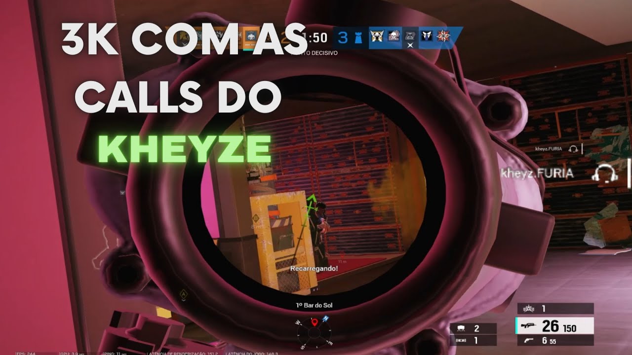 3K de Twitch Com As Calls Do Kheyze! | Ranked | Highlights R6 (PC ...