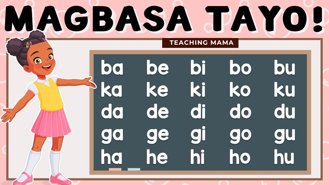 ABAKADA | UNANG HAKBANG SA PAGBASA | MATUTONG BUMASA NG TAGALOG ...
