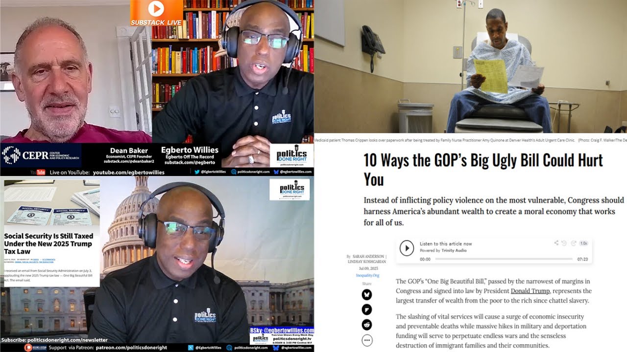 Remember, Trump made working-class tax cuts temporary. Economist Dean Baker on tariffs and OBBB ...