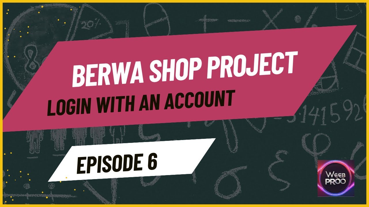 Berwa Shop Project. EP-06, log in with username and password using PHP ...