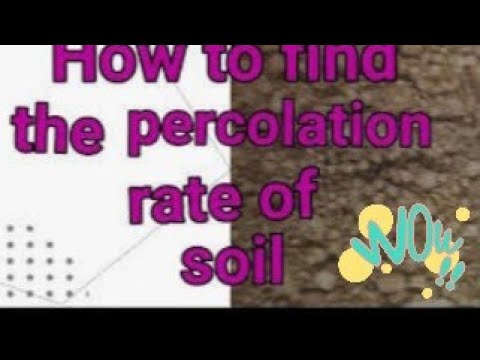 How to find percolation rate easily .Very very easy - YouTube