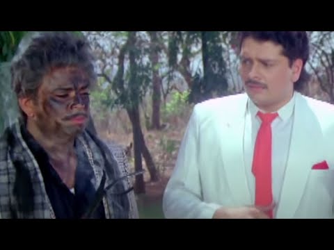 किसके मामा की गन (Vasco Da Gama Ki Gun) - Paresh Rawal | Andaz Apna Apna | Bollywood Comedy Scene