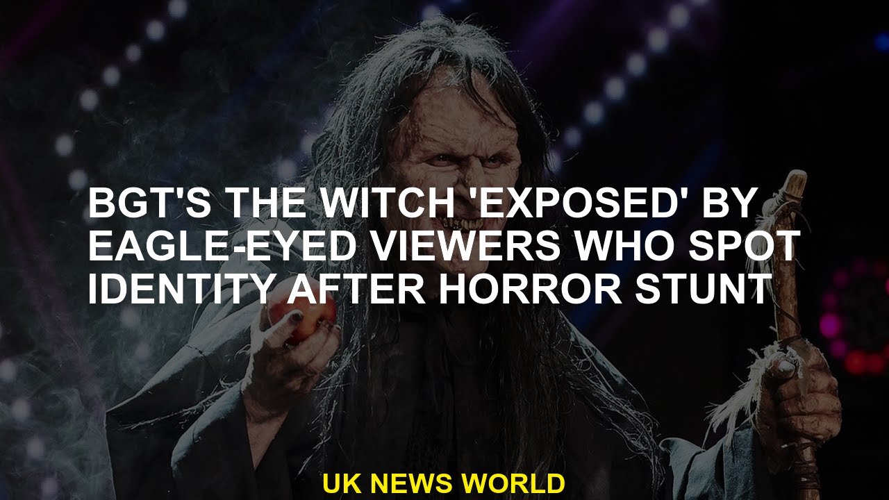 BGT's witch 'exposed' by attentive audience after horror stunt - YouTube