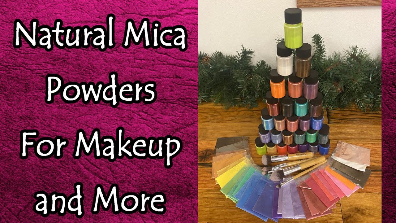 Natural Mica Powders for Makeup and More - YouTube