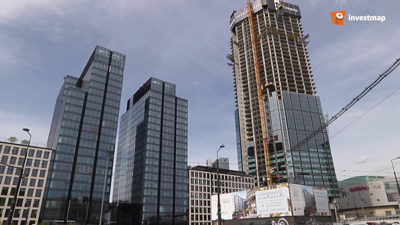 Varso Place & Tower Warsaw/Warszawa - budowa/construction z ziemi i ...