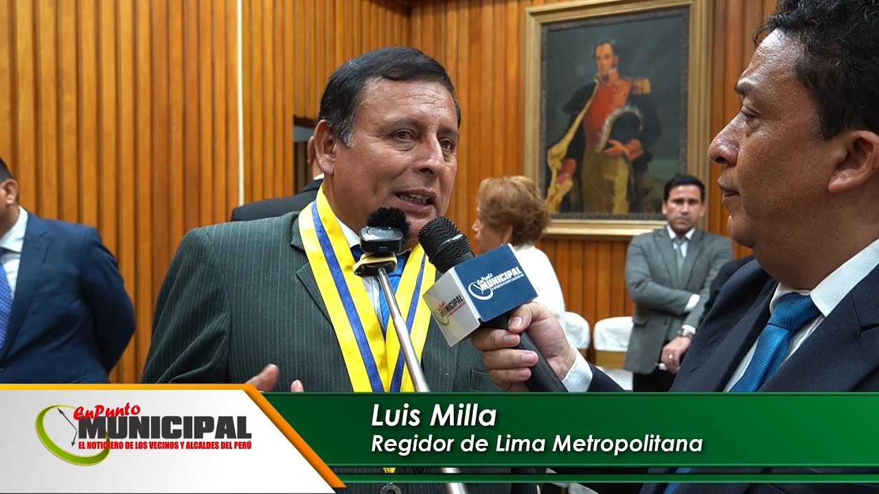 Conversando con Lucho Milla, regidor de Lima Metropolitana 2023 - YouTube