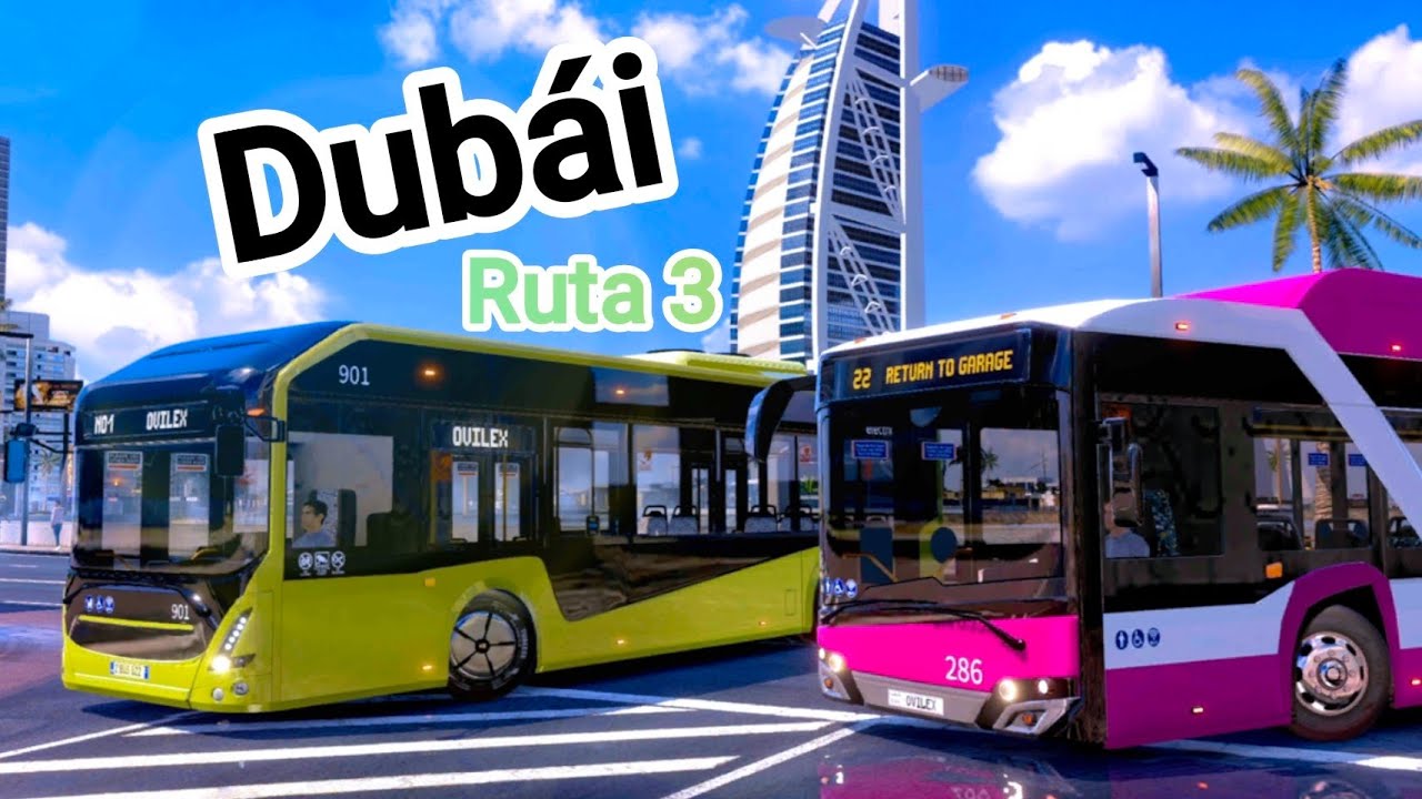 Ruta 3 en Dubái 🚍🚏 Bus Simulator Evo - YouTube