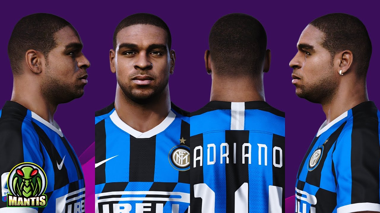 PES 2020 PC "El Emperador" Adriano Leite Face by Stels Facemaker - YouTube
