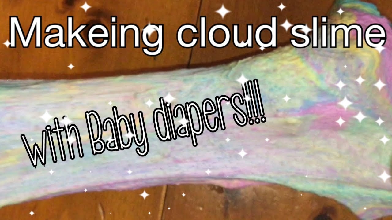 Making slime with baby diapers - YouTube
