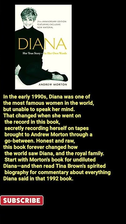 Diana: Her True Story—in Her Own Words by Andrew Morton.1 of 12 - Book ...