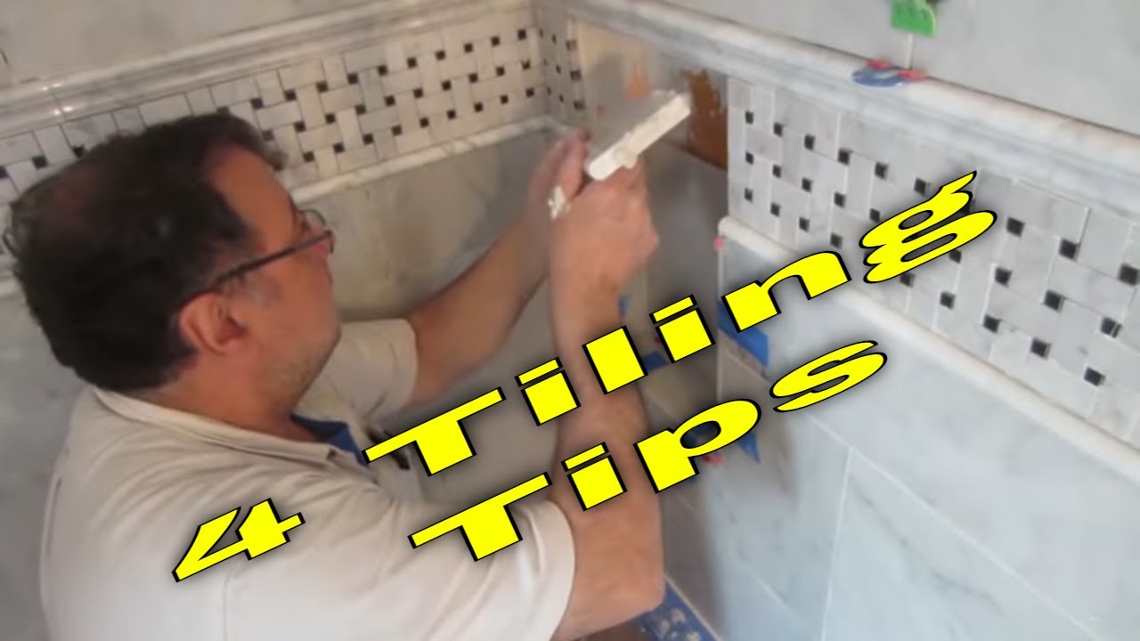 4 tile tips to make your tile installation easier. - YouTube