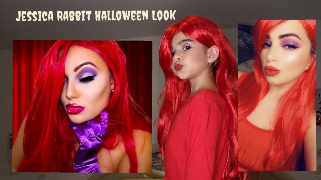 We transformed into Jessica Rabbit! - YouTube