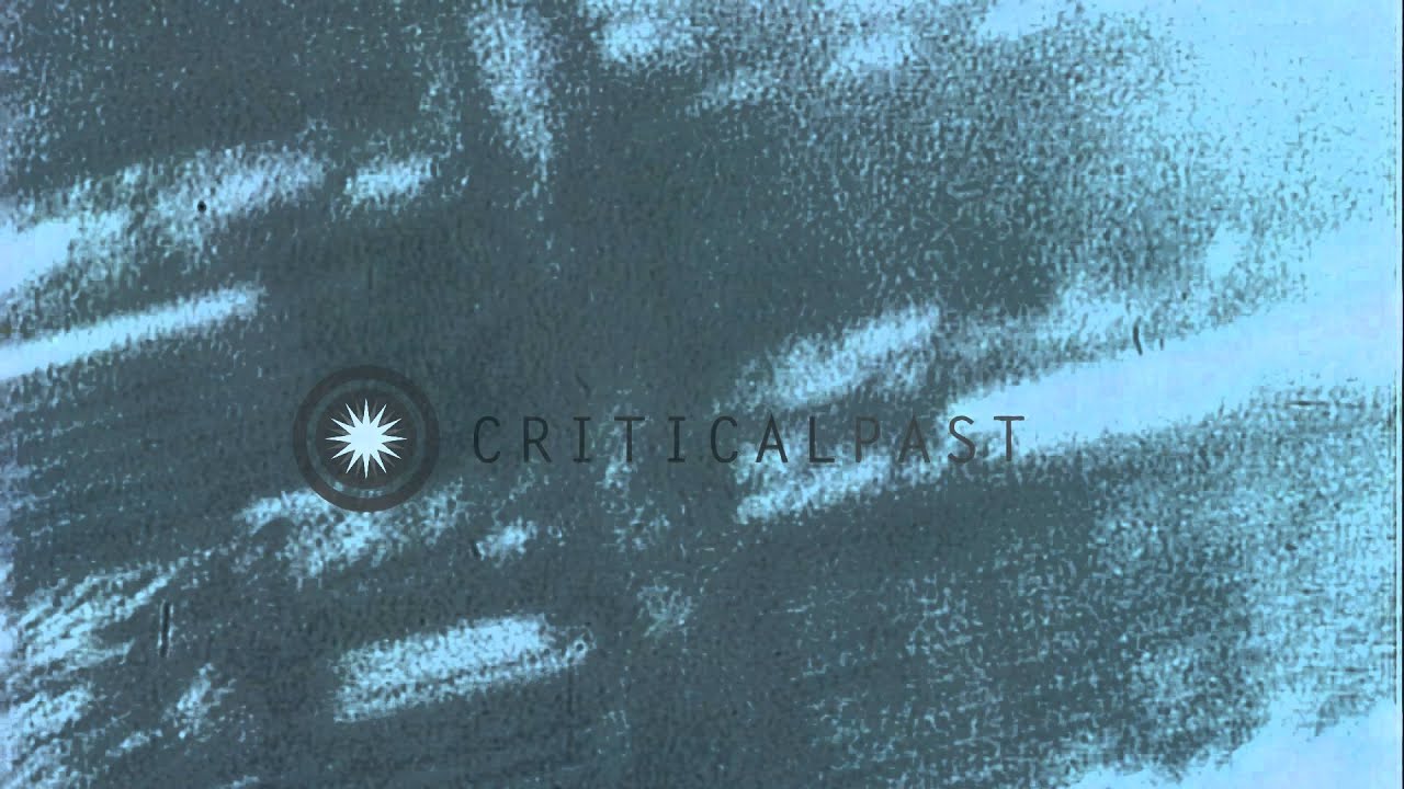 U.S. aircraft strafing ground targets in snow, in Japan, during World ...